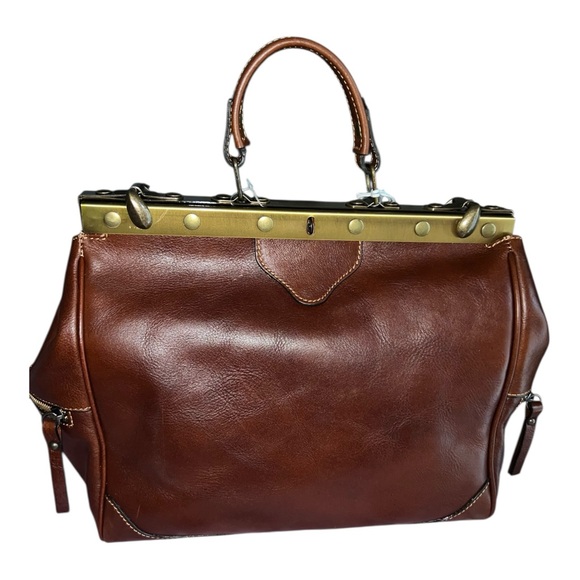 IL Duca | Bags | Elegant Brown Leather Doctors Bag | Poshmark